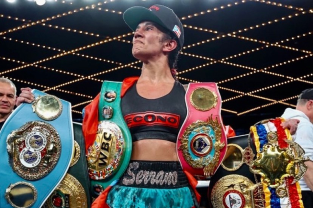 La boxeadora Amanda Serrano firma contrato de por vida con MVP ...